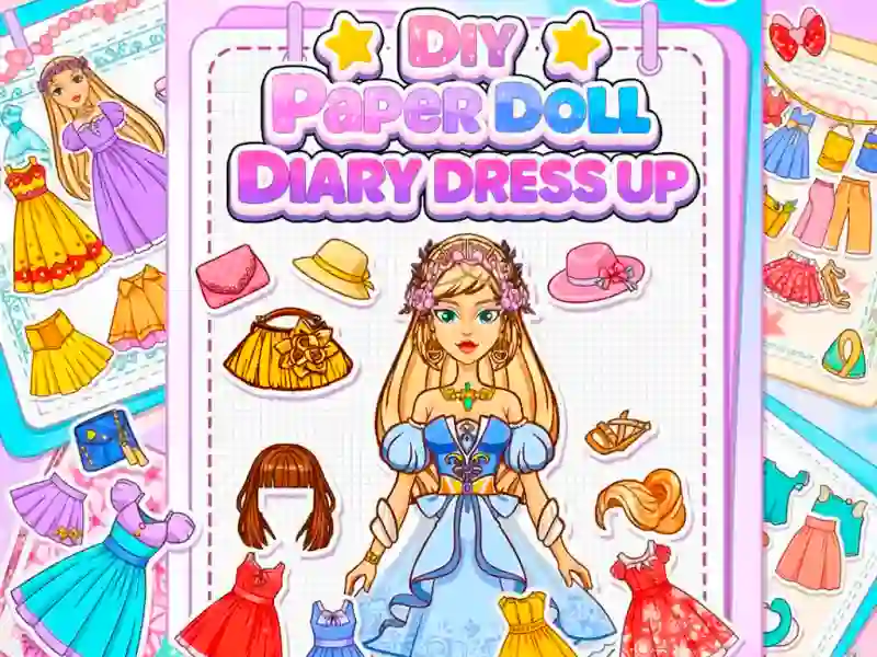 Diy Paper Doll Jurnal Dress Up 🕹️ Joacă online pe SGameS
